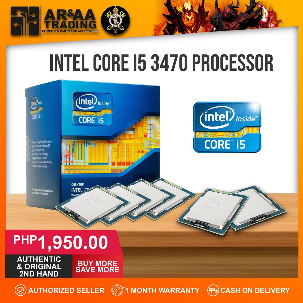Intel Core i5 3470 Processor 3.20GHZ | Shopee Philippines