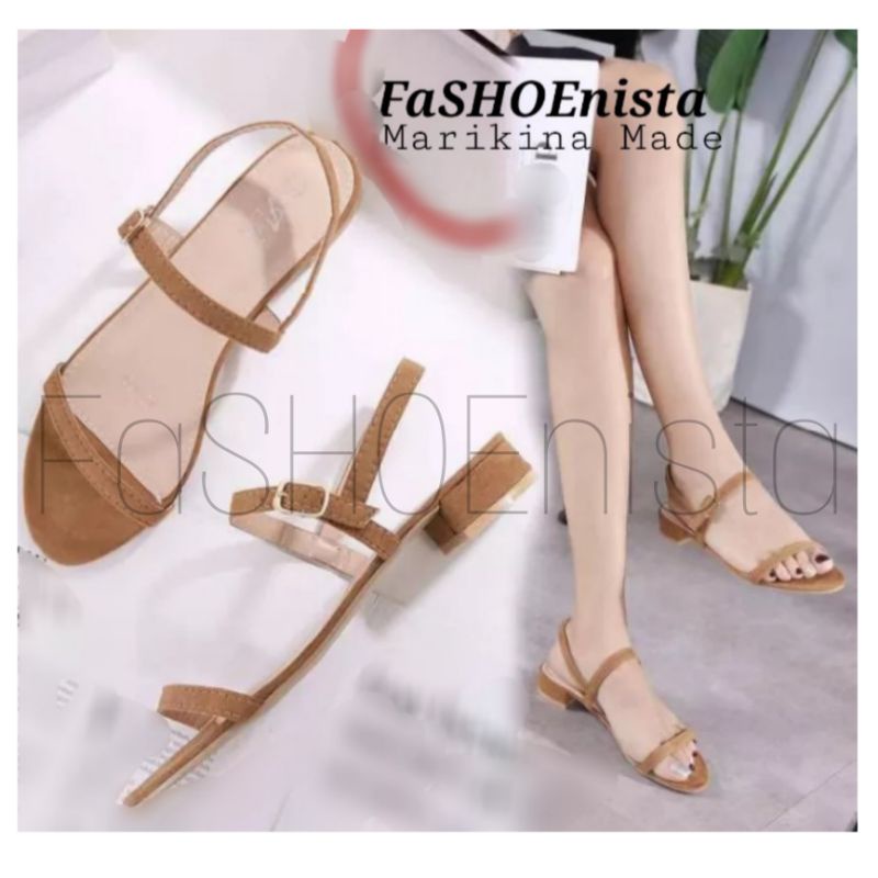 FaSHOEnista Sandals Marikina Made: Luzia 1 1/2 inch Sandals | Shopee ...