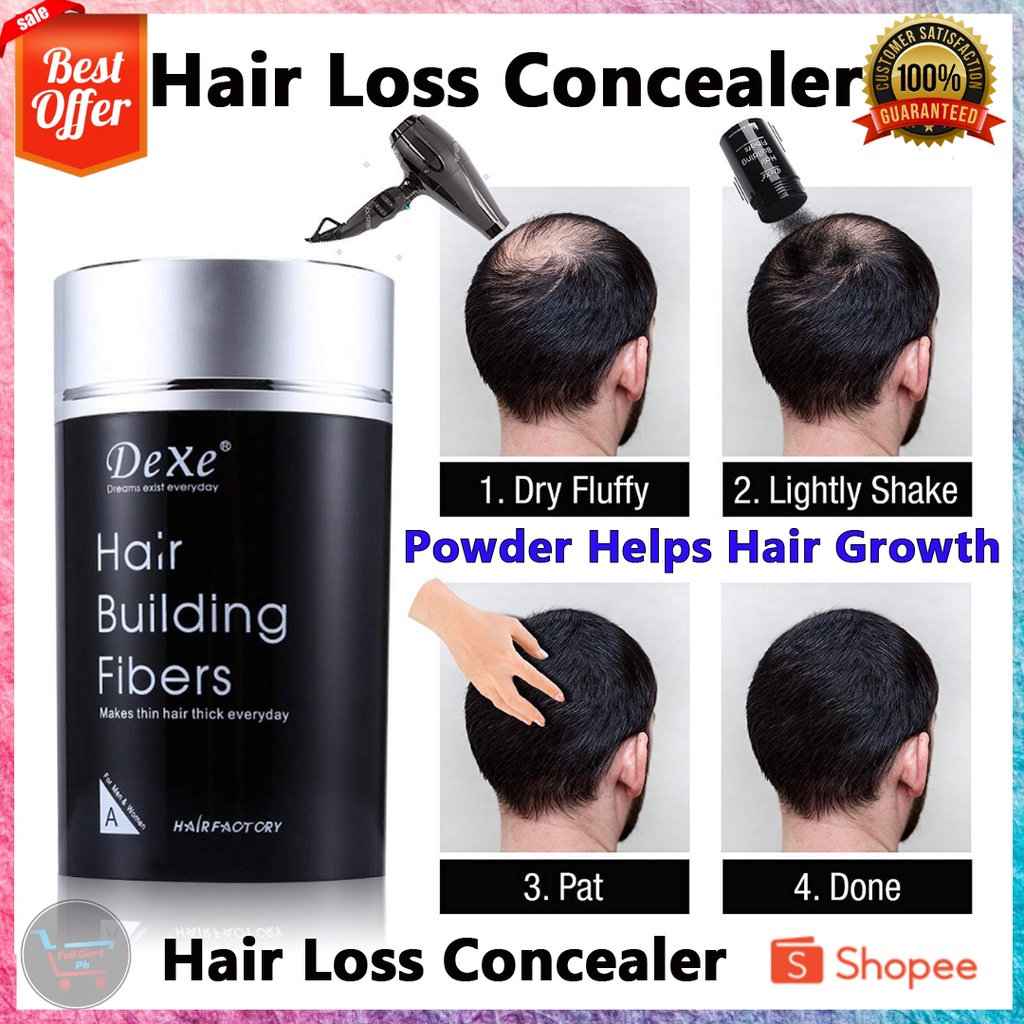 DEXE hair fiber hair powder for hair black powder hair thickener&HAIR ...