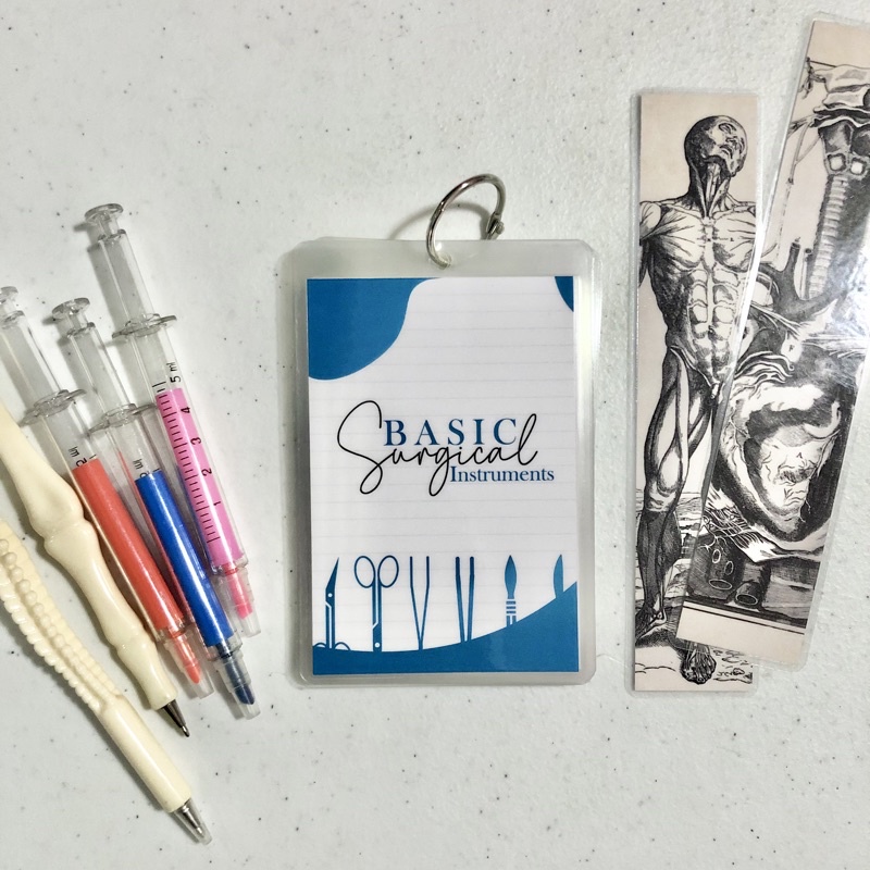 Basic Surgical Instruments flashcards - maktub.designs | Shopee Philippines