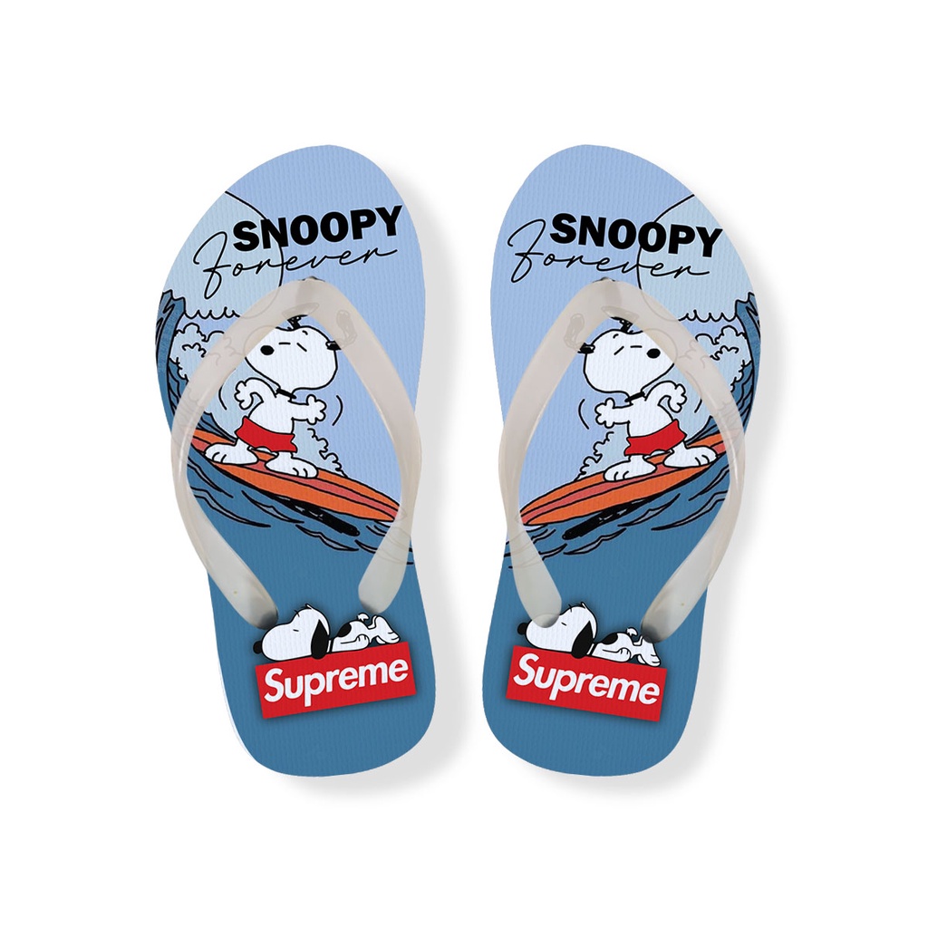 Snoopy Forever Cartoon Children's Flip-Flops | Shopee Philippines