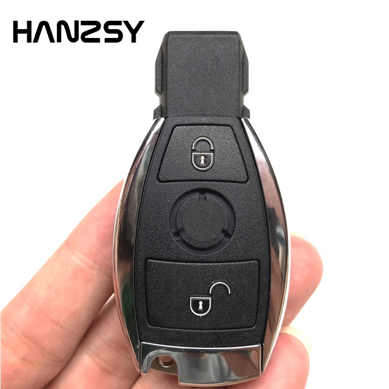 2 Buttons Smart key shell for Mercedes-Benz BGA CLS CLK CLA SLK W203 ...