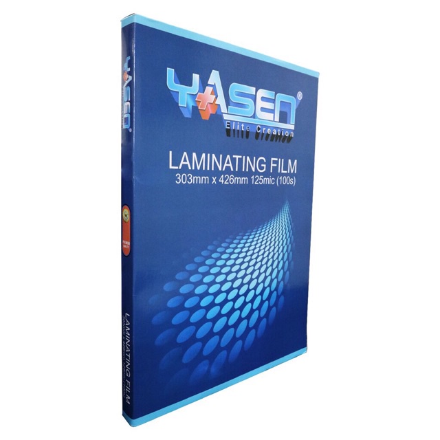 Yasen Laminating Film A3 (303mm x 426mm) 125/250microns 100pcs/50pcs per pack | Shopee Philippines