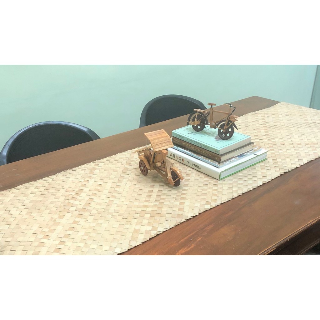 Buri Table Runner 19inch x 90inch | Shopee Philippines