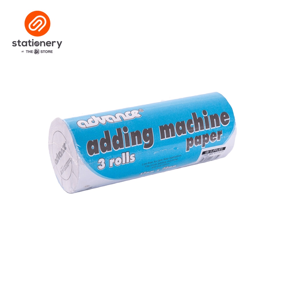 Advance Adding Machine Tape 57x70mm 3 Rolls | Shopee Philippines