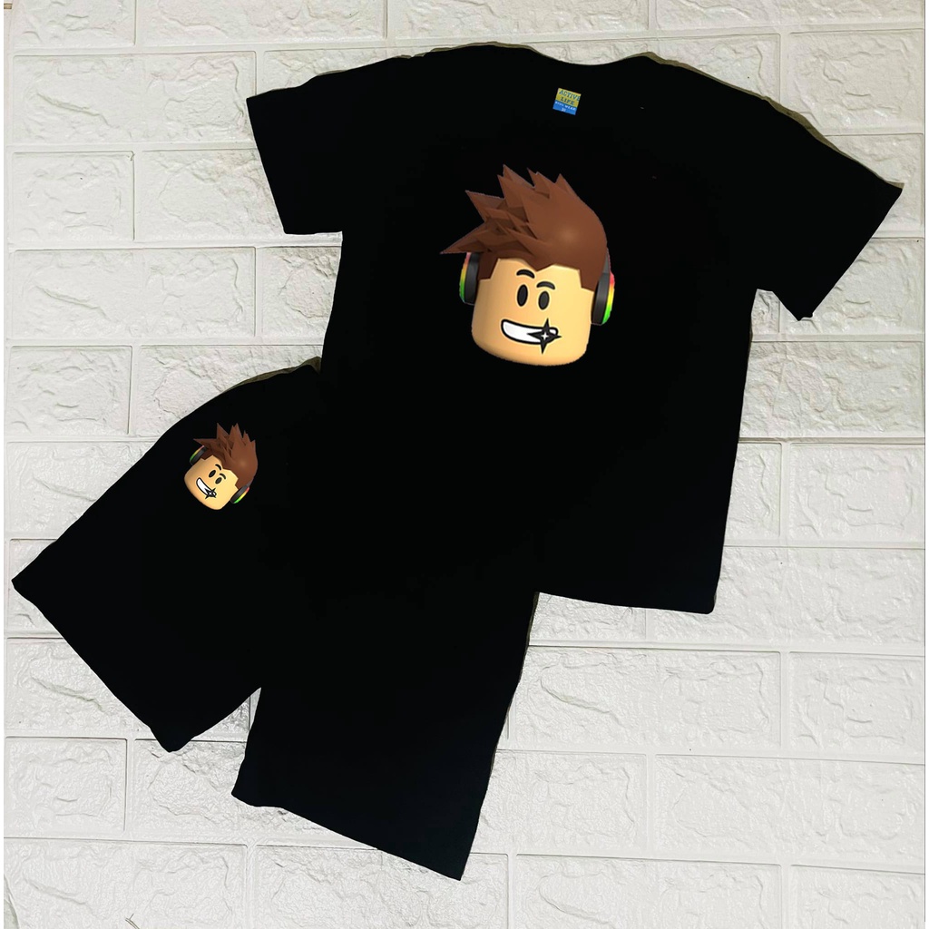 ROBLOX Head Kids Terno Shirt w/ Short | Shopee Philippines