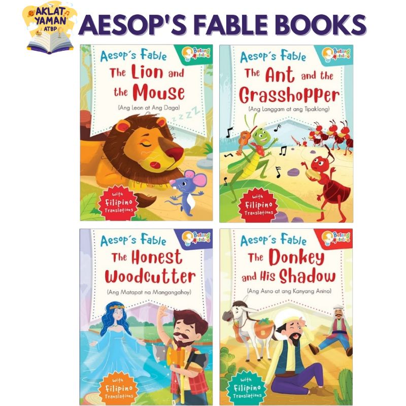 Aesop's Fable English & Tagalog Story Books | Shopee Philippines