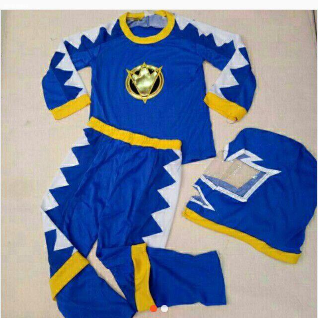 NobleKids / Power Ranger Blue and Red Costume for Kids | Shopee Philippines