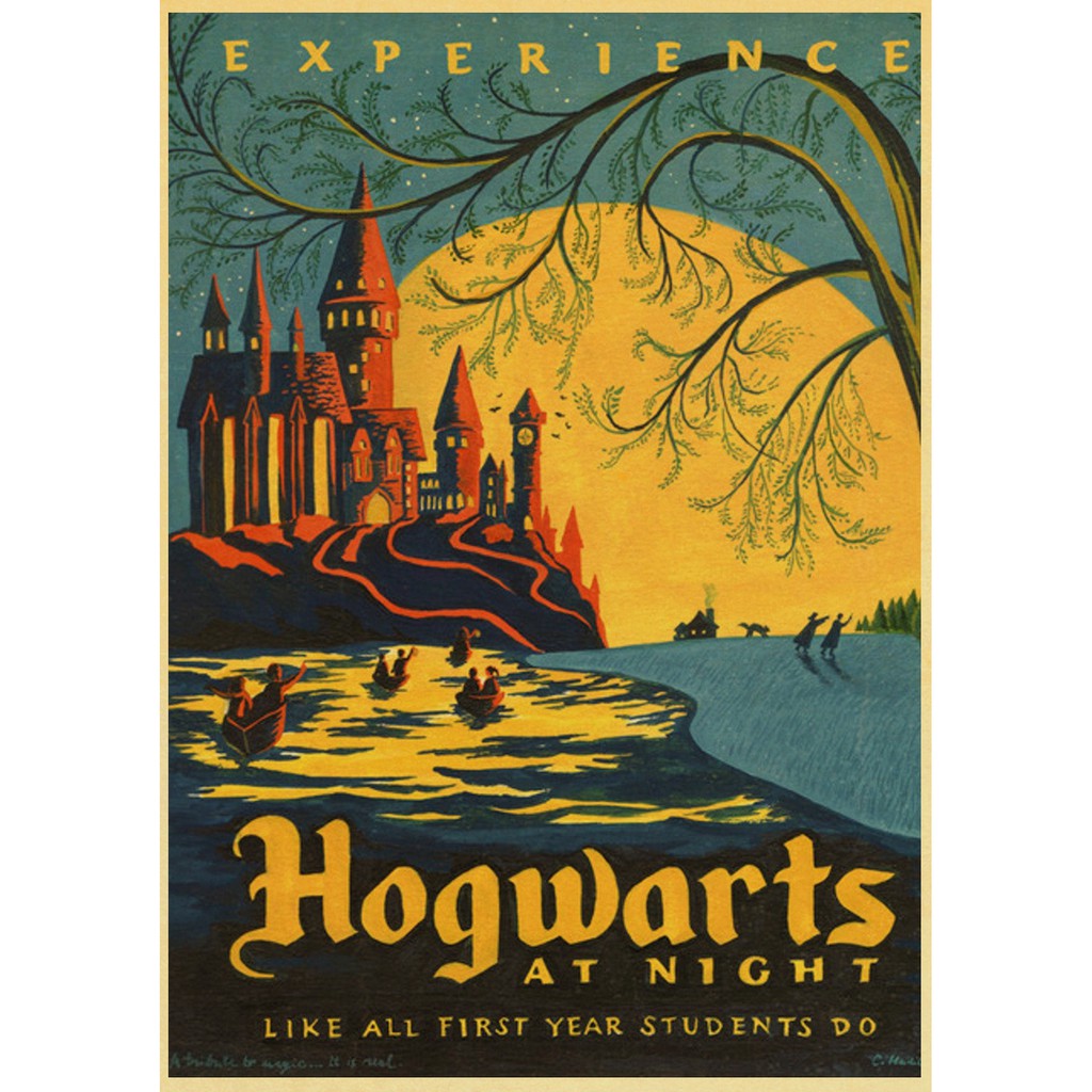 Harry Potter Movie Wall Pictures For Kids Room Posters canvas prints ...