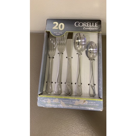 corelle 20 pc flatware set | Shopee Philippines