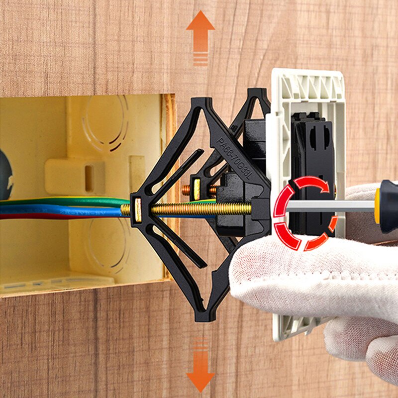10pcs 86 Type Socket Bottom Box Repair Screw Switched Outlet Socket Old ...