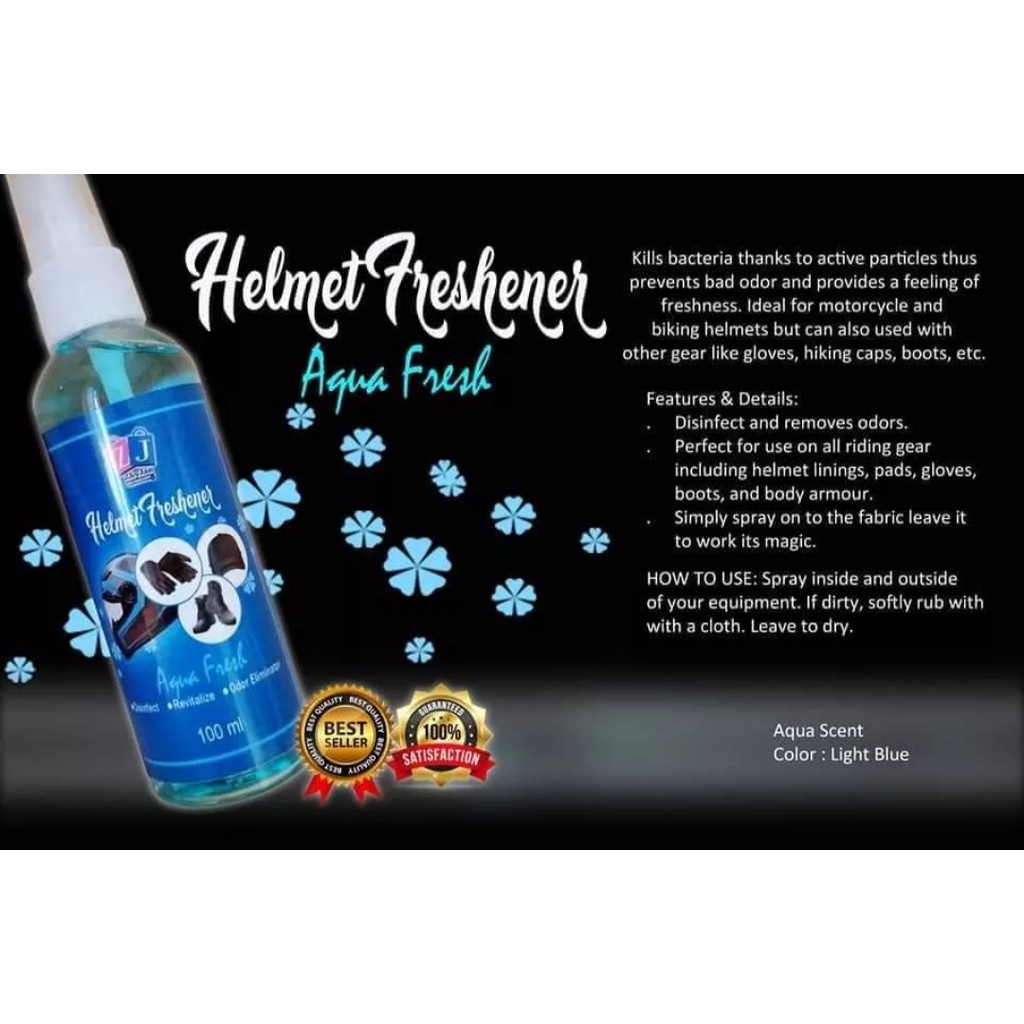 Helmet refreshener (odor eliminator) 50ML | Shopee Philippines