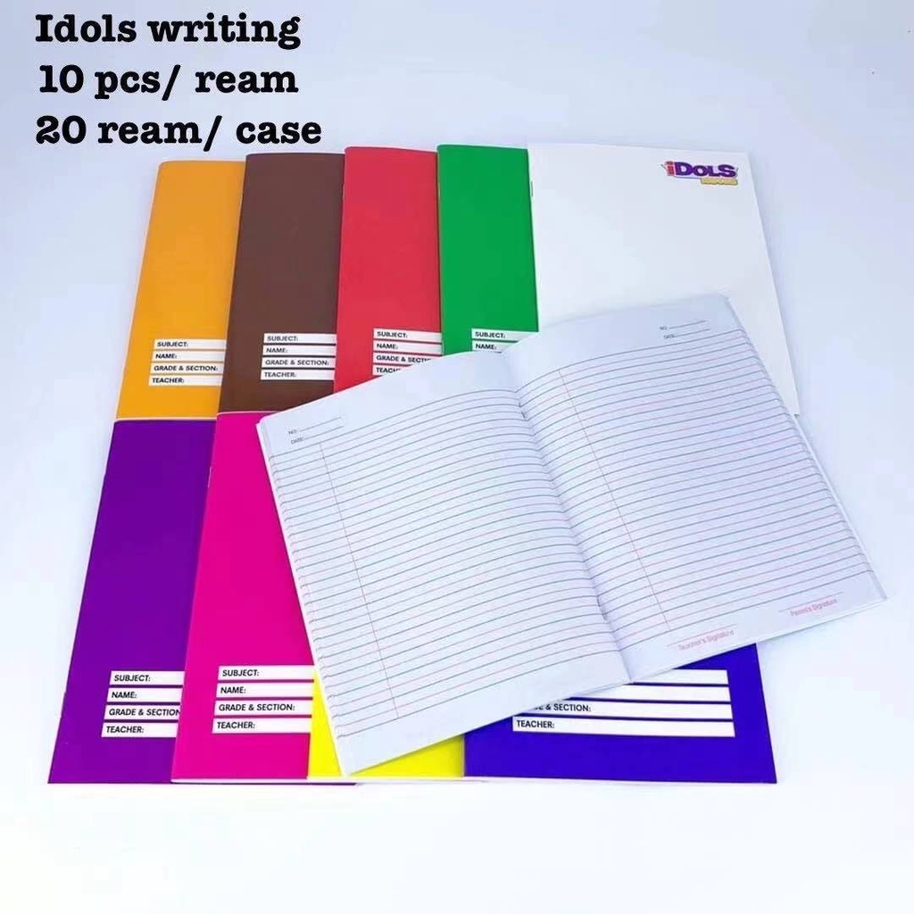 IDOLS NOTEBOOK (SPIRAL, COMPO, WRITING AND WITH YARN) | Shopee Philippines