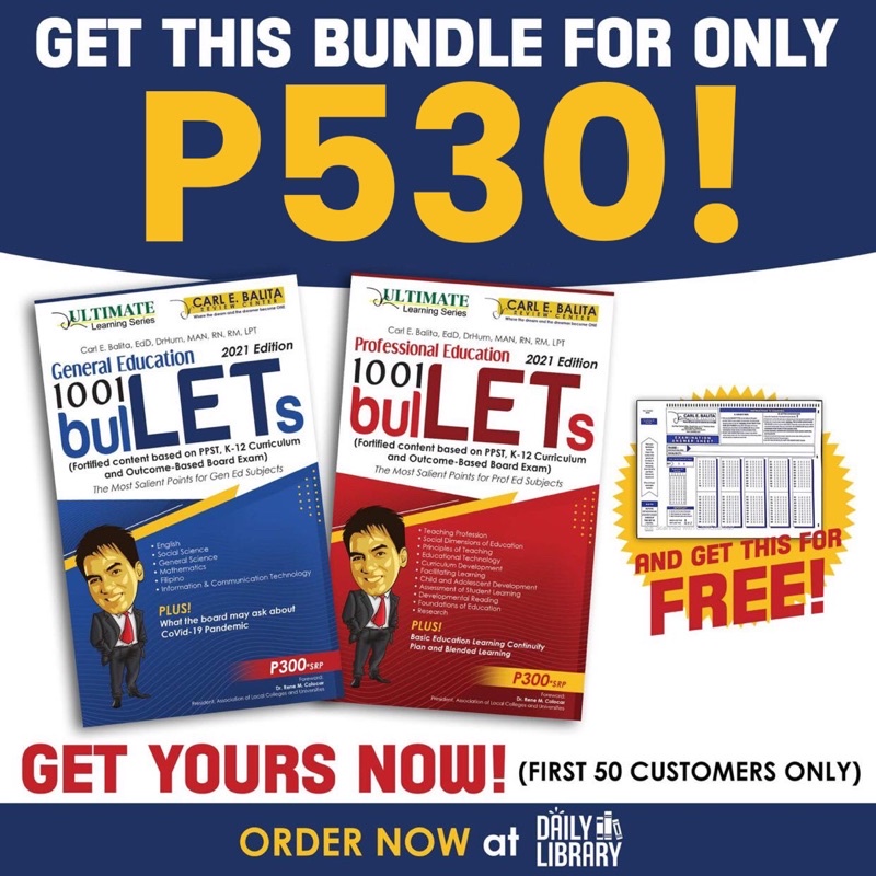 CBRC BulLETs General and Professional Education Bundle | Shopee Philippines