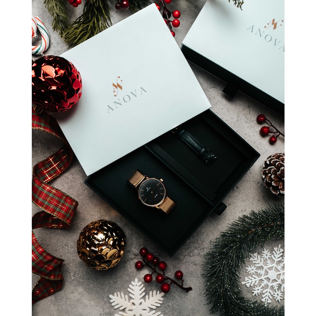 Noir Black Anova Sapphire Watch Japanese Movement by Anova Philippines ...