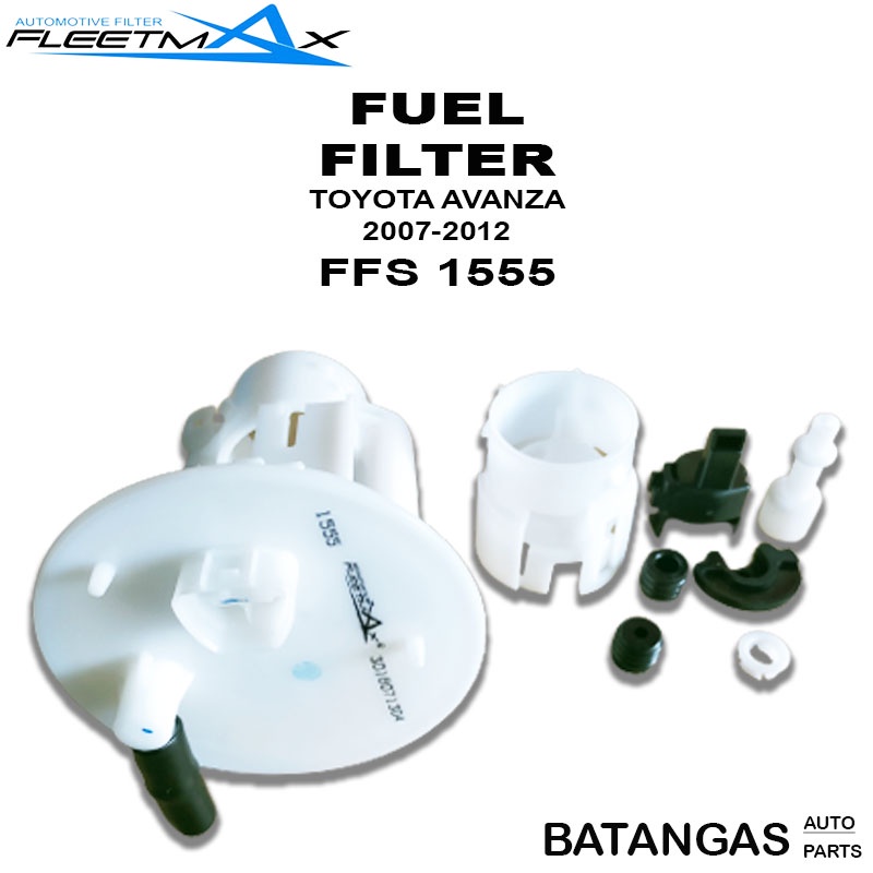 FLEETMAX FUEL FILTER FOR TOYOTA AVANZA 2007-2012 PART NO. FFS 1555 (1PC ...