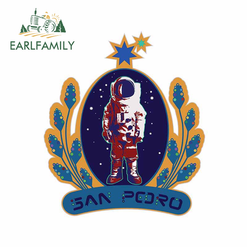 EARLFAMILY 13cm x 11.1cm For San Pedro Astronaut Car Decal Auto Air ...