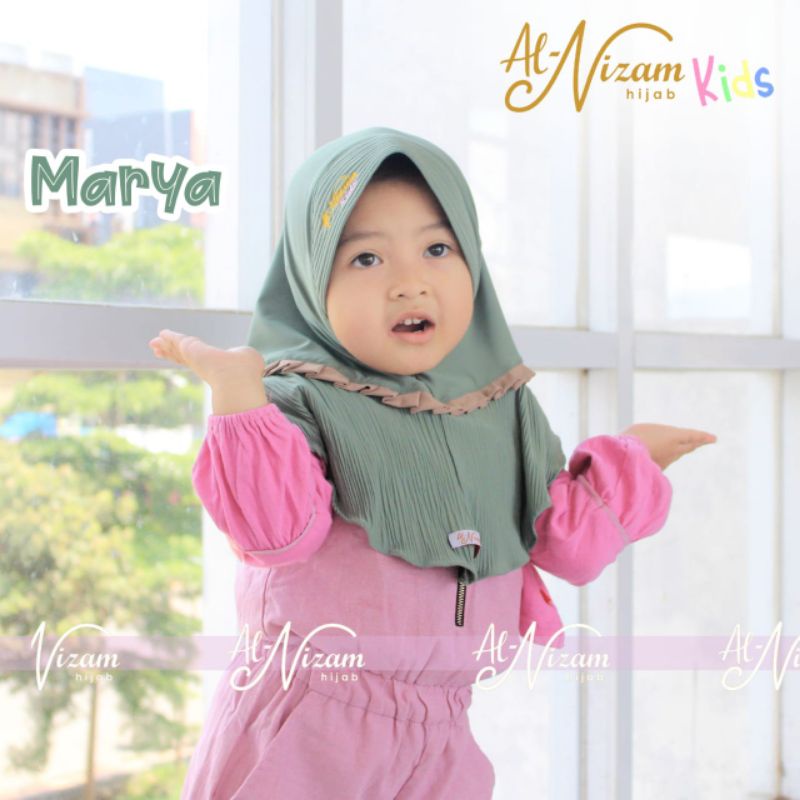 Alnizam baby hijab 0 to 2 years old Marya | Shopee Philippines