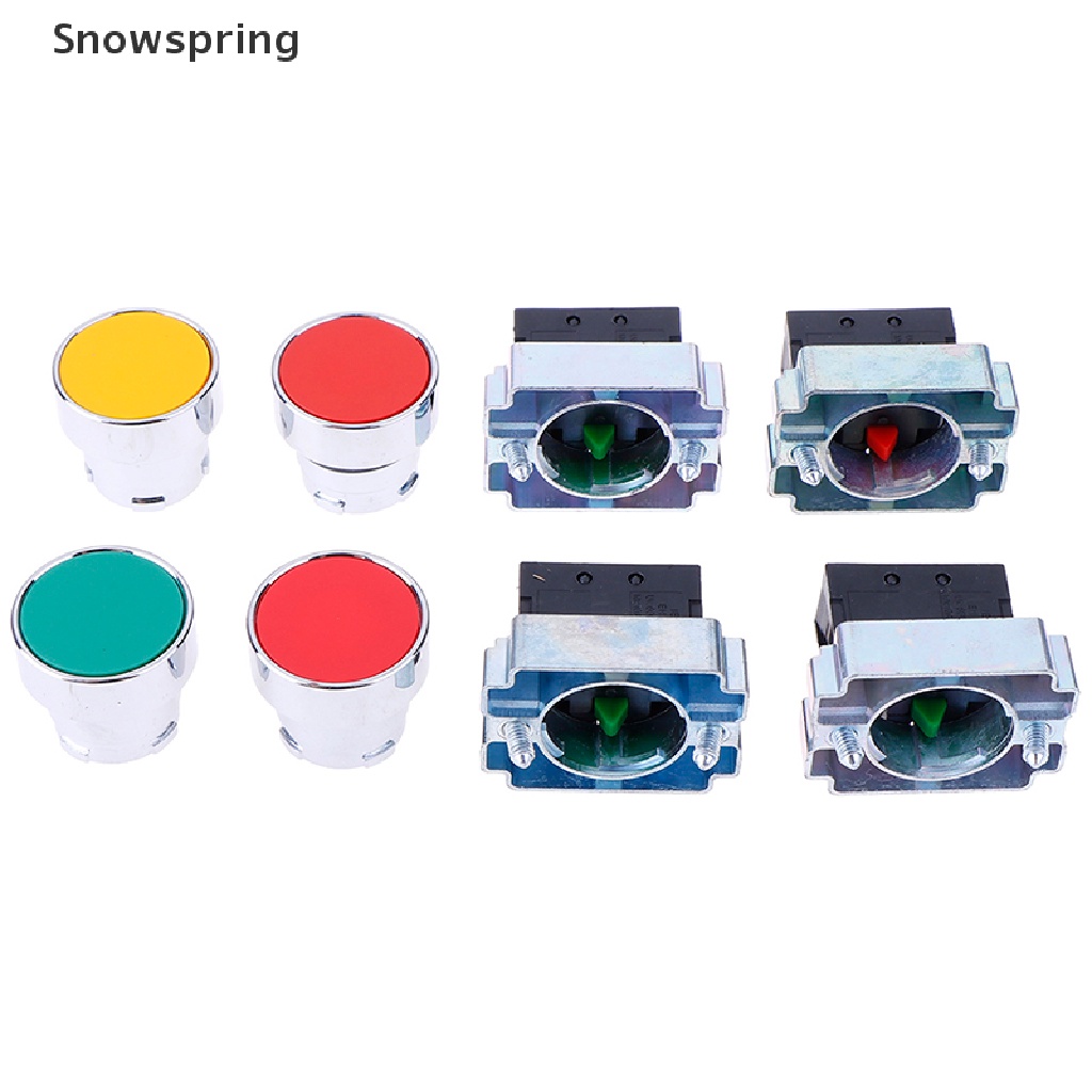 Snowspring 1pcs 22mm Momentary Push Button Switch 10A round Panel NC/NO ...