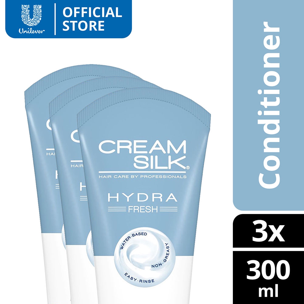 Cream Silk Hydra Fresh & Hydrated Conditioner 300ml x3 | Shopee Philippines