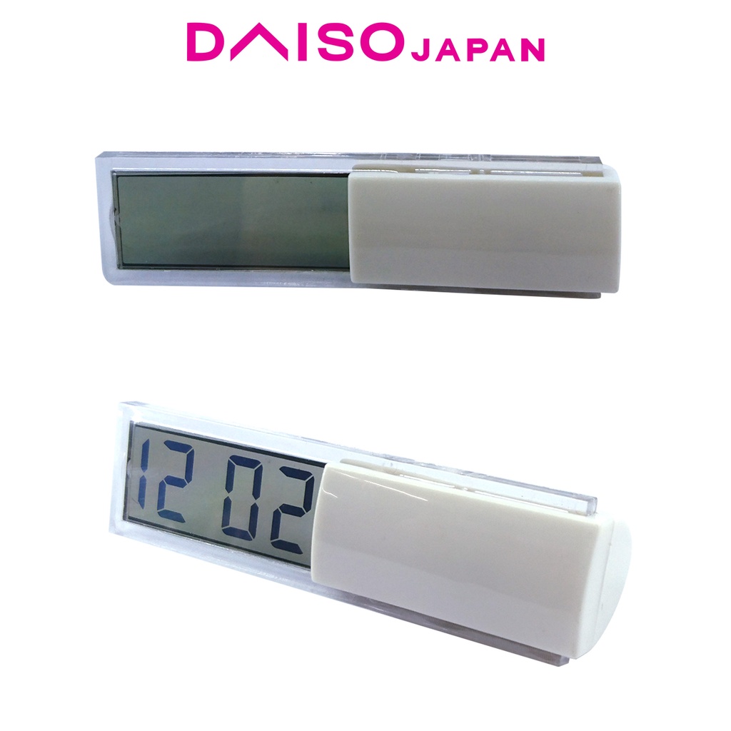 Daiso White Digital Desk Clock | Shopee Philippines