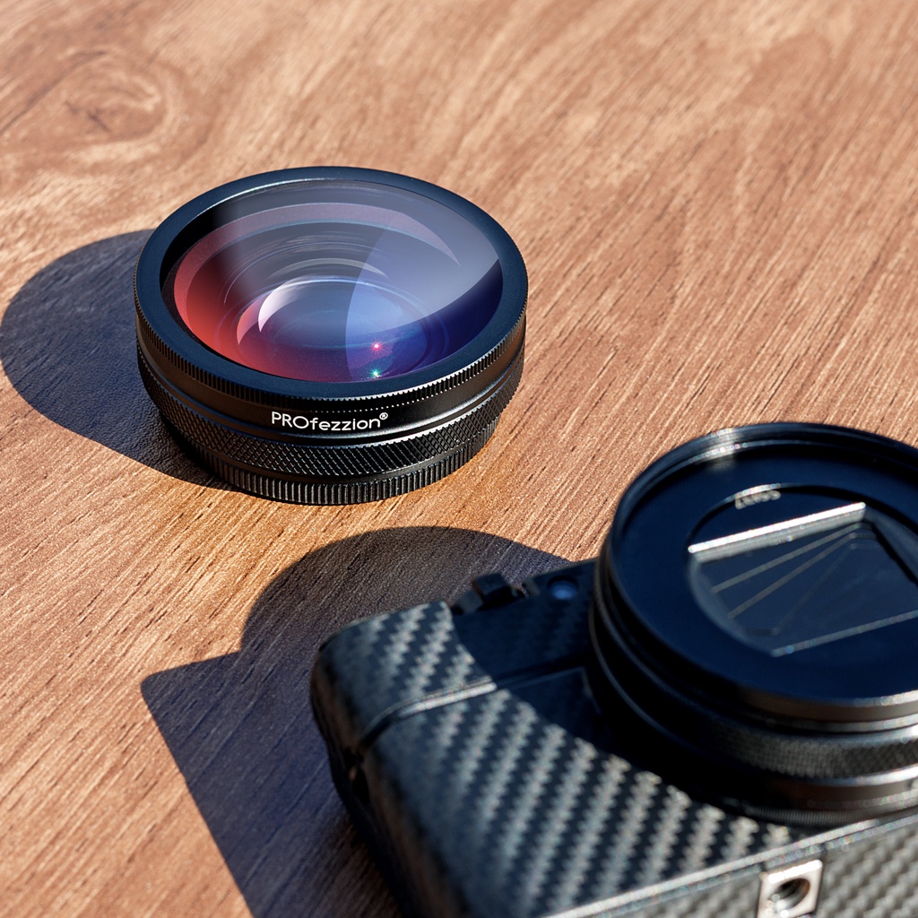 PROfezzion 2-in-1 18mm Wide-angle & 10X Macro Add-on Lens For Camera ...