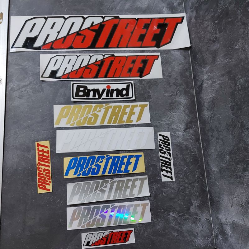 Prostreet CUTTING STICKER | Shopee Philippines