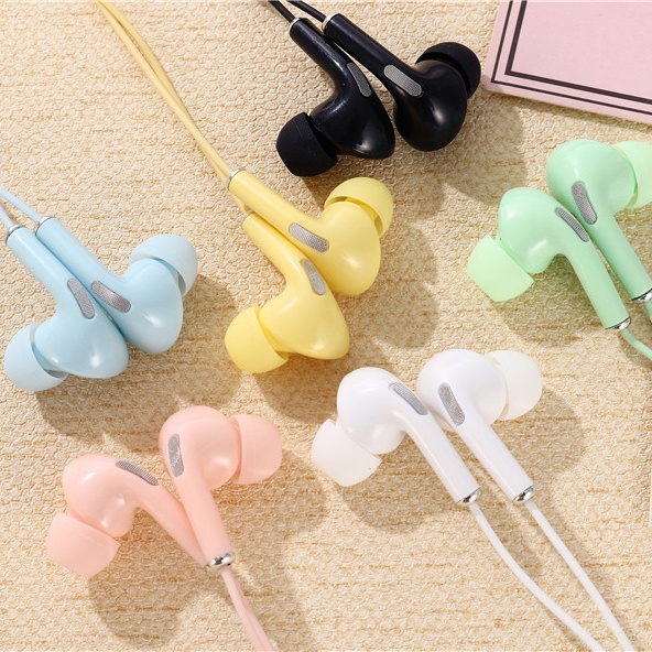 Macaron U34/U28 Earphone Universal 3.5mm Earbuds In-ear Headset Bass ...