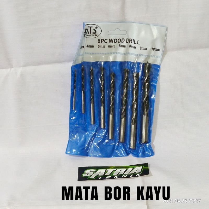 MATA KAYU Wood DRILL Eyes ATS 8PCS DRILL WOOD | Shopee Philippines