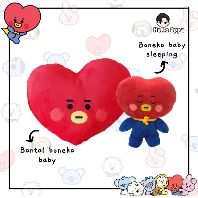 Bts Doll Character Tata Set (Baby Sleeping) | Shopee Philippines