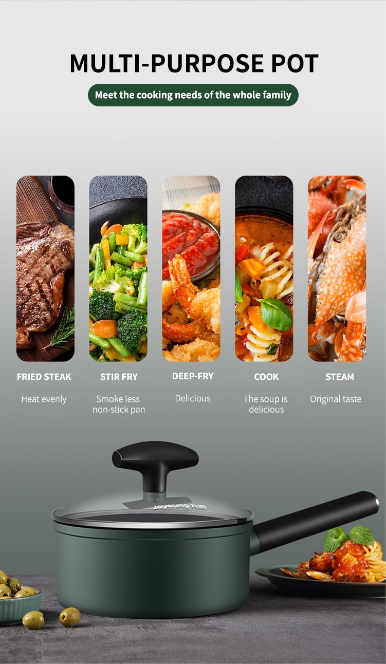 Gaabor x Joyoung Multi Function Pot Non-Stick Easy To Clean Heat ...