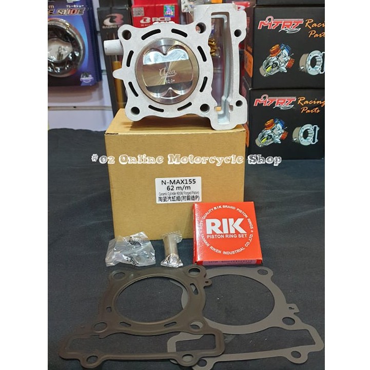 Asia 62mm Chrome Bore Block w/ Forged Piston for Nmax V1/V2, Aerox V1 ...