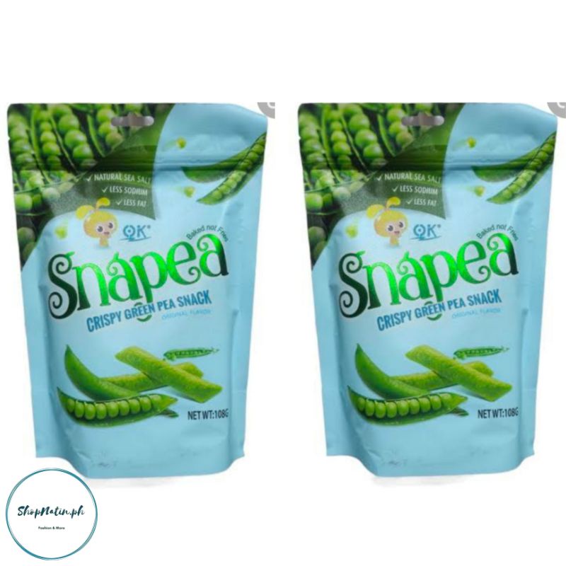Snapea Crispy Green Peas Snack Original Cheese Hot and Spicy Flavor ...