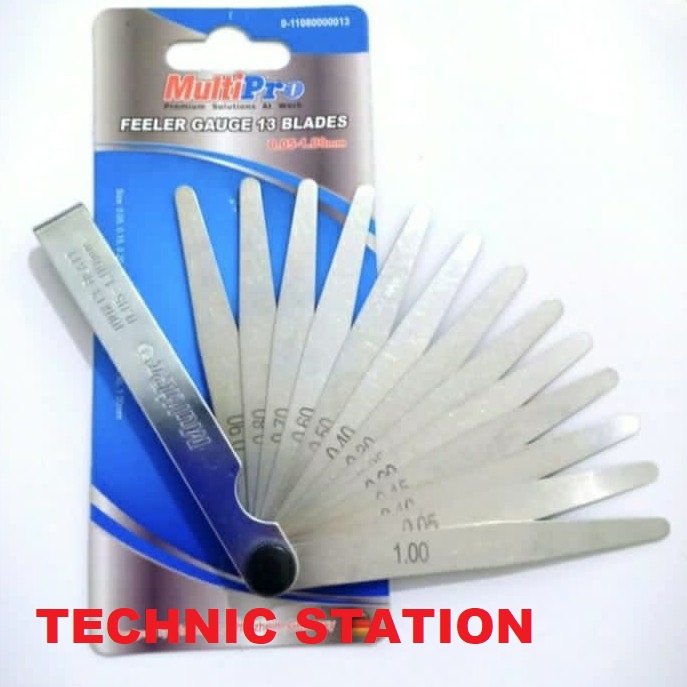 FEELER GAUGE Fuller Gauge MULTIPRO 13 Blade valve adjustment gauge ...