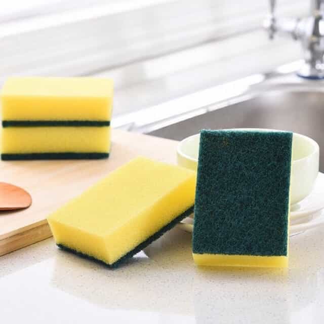 AKT 12pcs Dishwashing Sponge Magic Wipe Household Cleaning Sponge ...