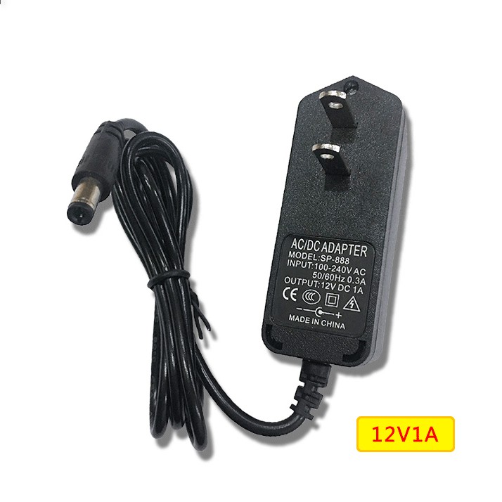 12V1A power adapter with LED indicator, suitable for monitoring routers ...