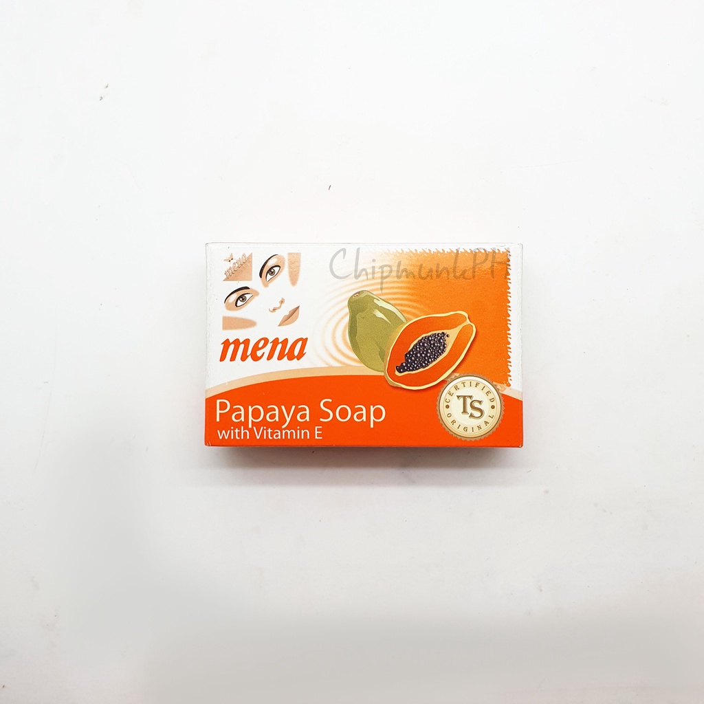 Original Mena Papaya Soap with Vitamin E Sabon Pangpaputi | Shopee ...