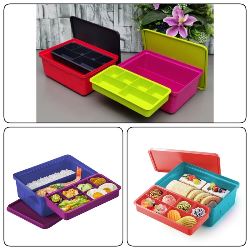 Tupperware Heroes On the Go Set Rectangular Fun Keeper Tool Box Fishing ...