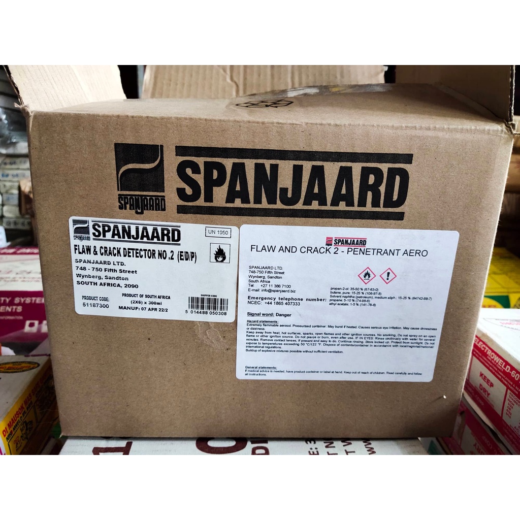 Spanjaard Flaw & Crack Detector , Cleaner/ Penetrant & Developer(Set of ...