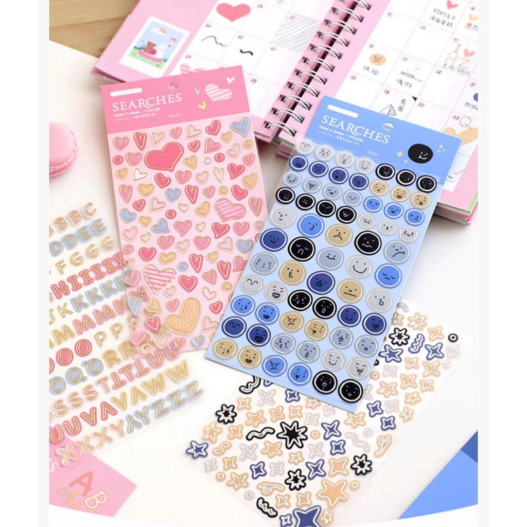 Leaflet sticker looking for series creative cute ins wind hand account ...