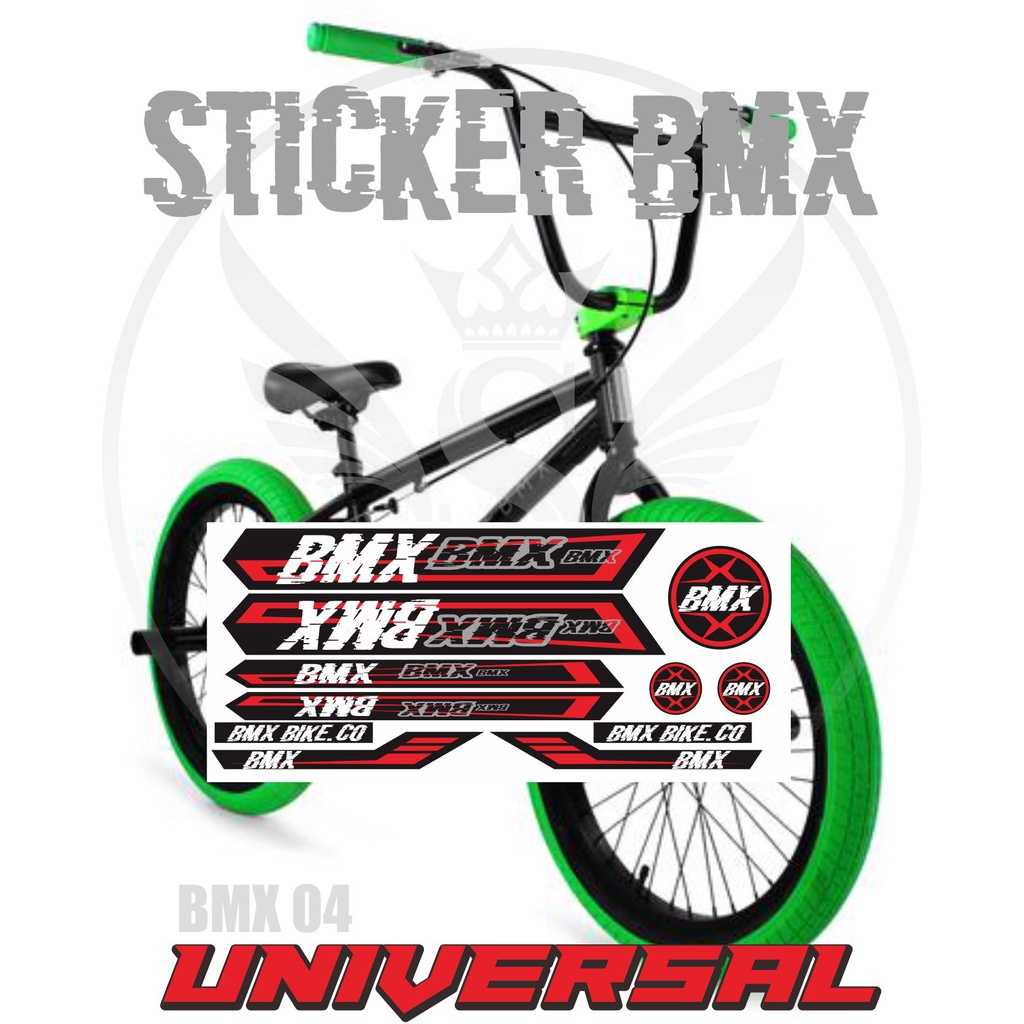 MERAH HITAM Bmx Bike STICKER STRIPING Variation/BMX 04 UNIVERSAL ...