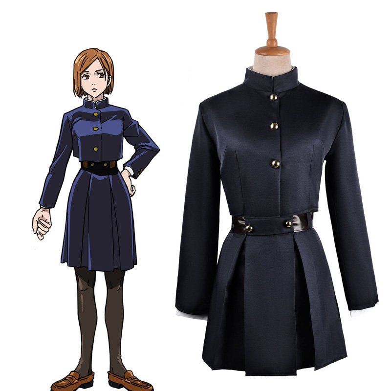Anime Jujutsu Kaisen Kugisaki Nobara Cosplay Costume Uniform Set School ...