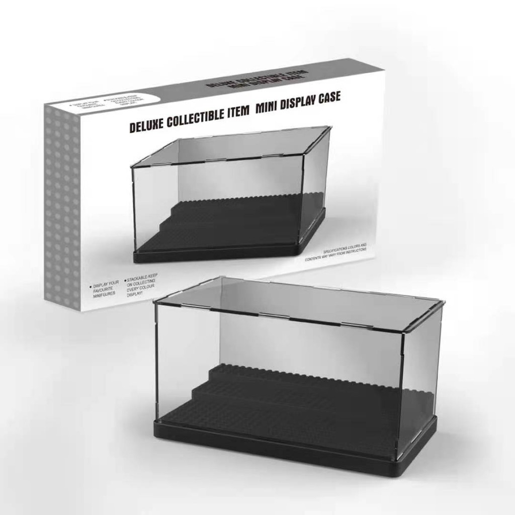 Transparent Acrylic Display Box Collection Minifigures Block Building ...