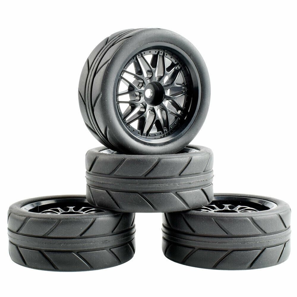 RC Rim05-6087 Grip TiresTires & Wheel sets For HSP HPI 1/10 1:10 On ...