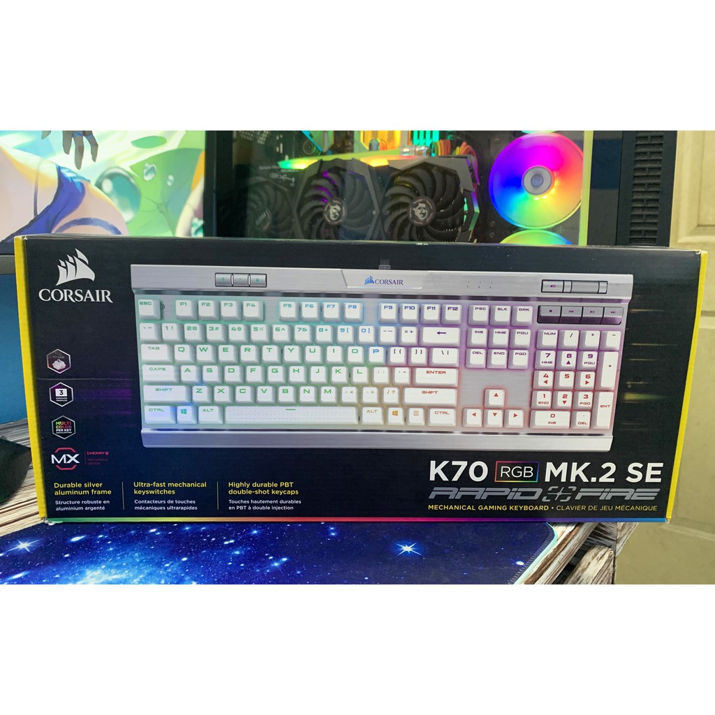 Corsair K70 RGB MK2 SE Speed switch mechanical keyboard | Shopee Philippines