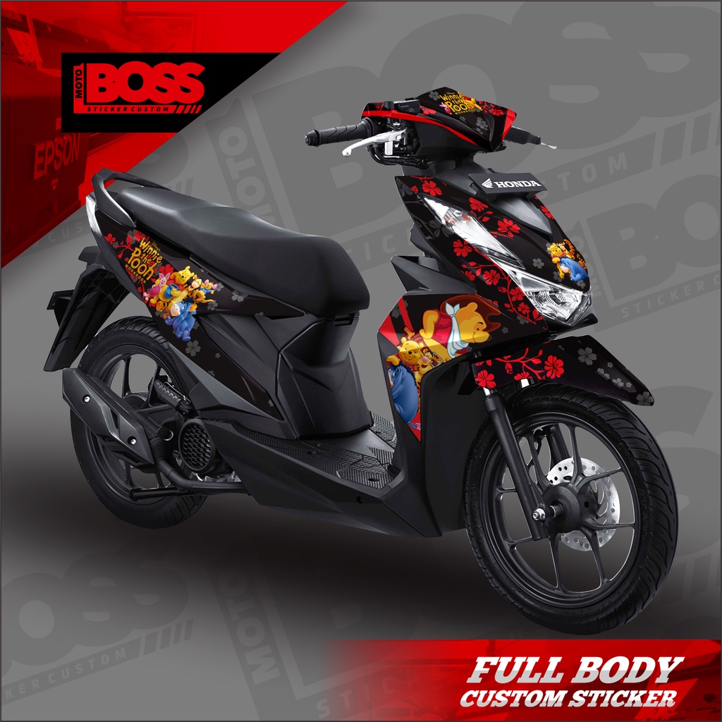 Decal Sticker Honda Beat Deluxe 2020 2021 2022 Full Body Sticker Decal ...