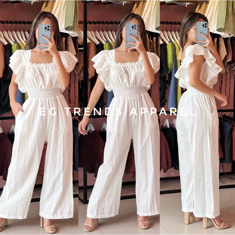 081 EG TRENDS New Romper | Flowy romper | Ruffled Jumpsuit | Good ...