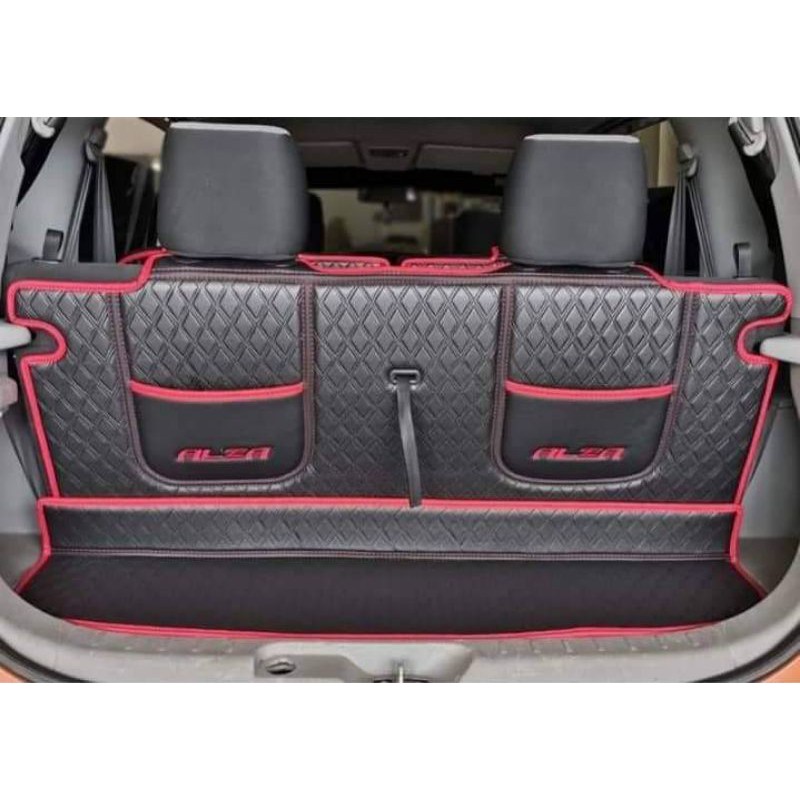 Perodua Alza 2008-2022 Leather Boot Cover / Boot Mat / Rear Boot Cargo ...