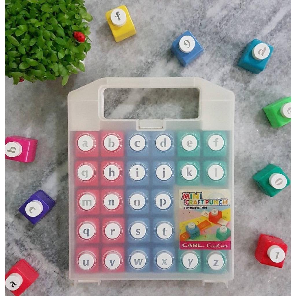 Carla Craft Mini Punch - SMALL Alphabet set ( a - z ) / Lower Small ...