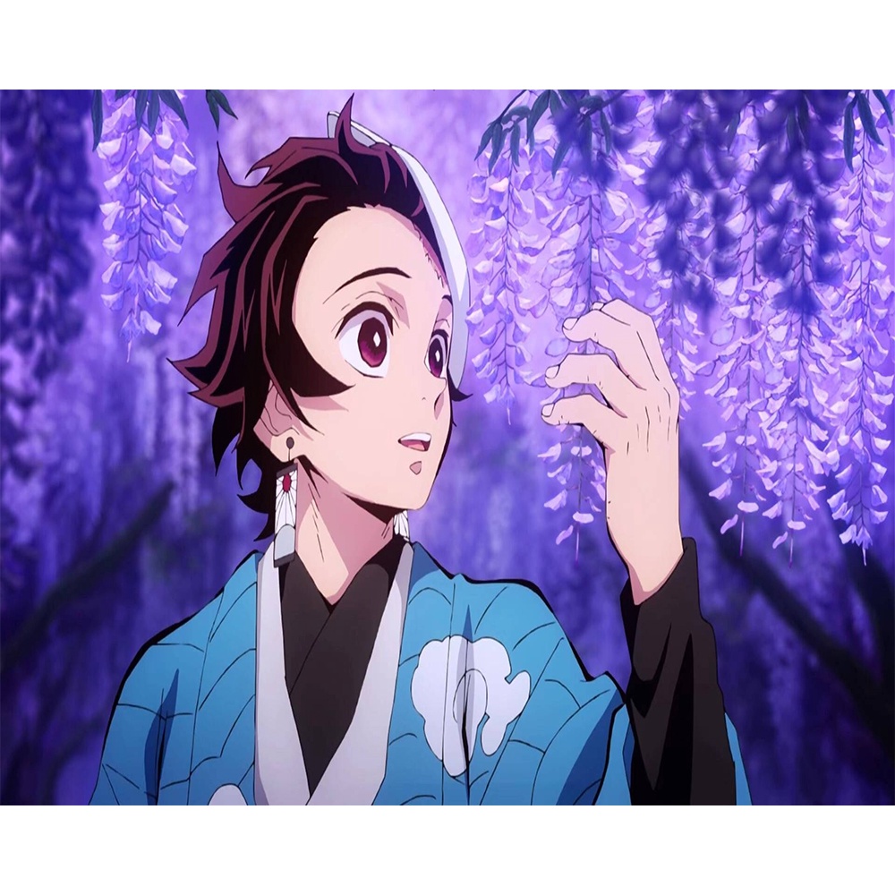 Ghost Killing Team Tanjiro Nezuko Winding Devil Child diy paint number ...